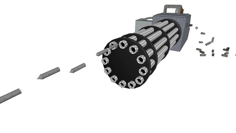 12~Barrel Minigun | 3D Warehouse