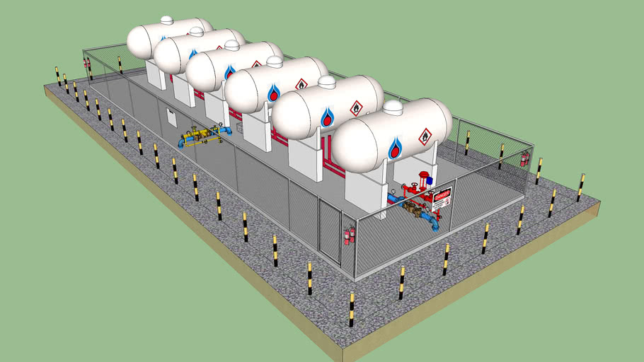 Gass Station New.skp | 3D Warehouse