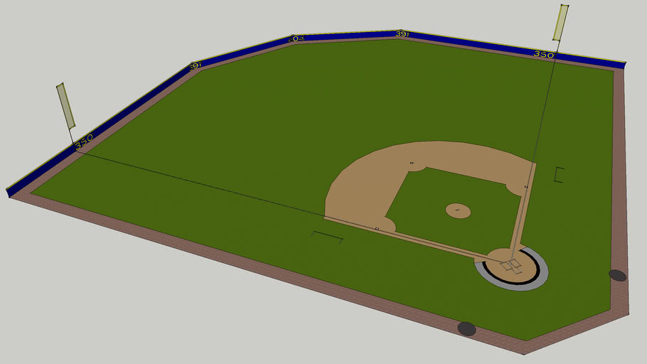 Baseball field | 3D Warehouse
