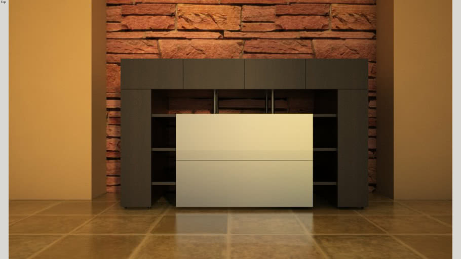 TV Table | 3D Warehouse