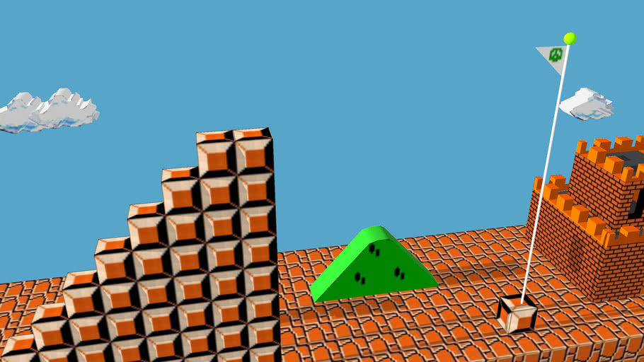 Super Mario bros level 1-1 (3D FULL VERSION) | 3D Warehouse