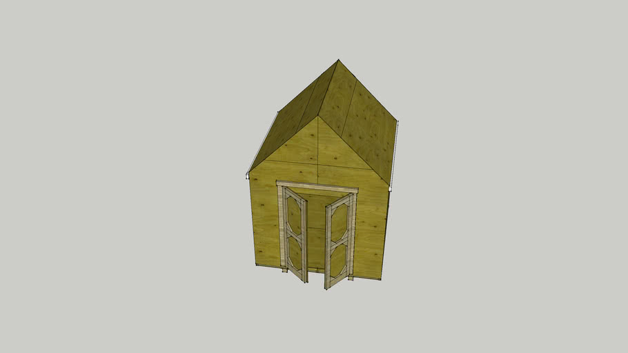 Gable Shed | 3D Warehouse
