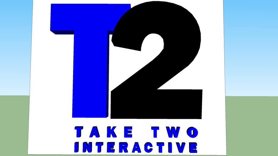 3D Take Two Interactive Logo | 3D Warehouse