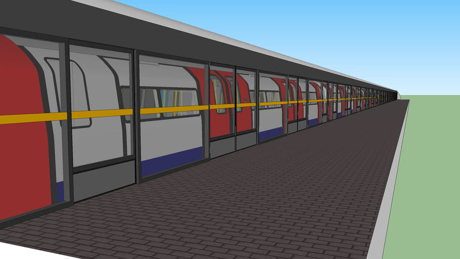 Jubilee Line Train Platform Edge Doors | 3D Warehouse