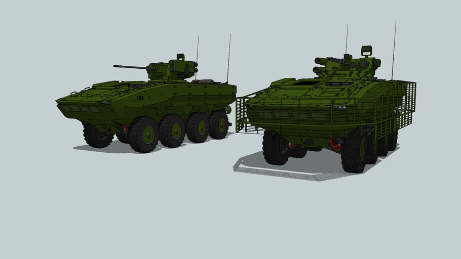 IFV Concept BTR-5M1 | 3D Warehouse