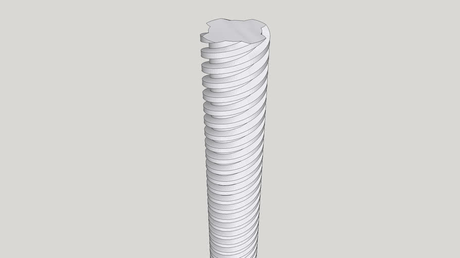 T8 Lead screw 310mm | 3D Warehouse