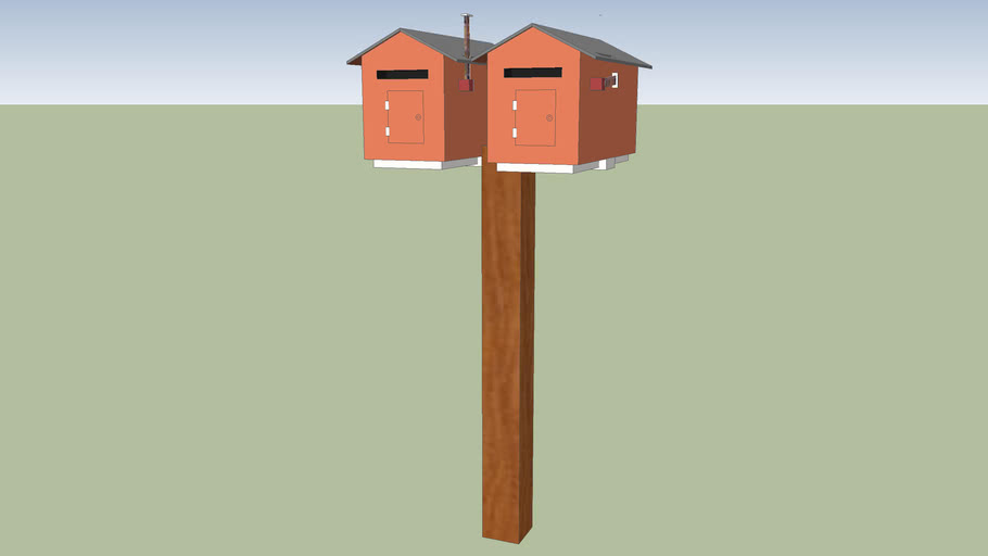 dual mailboxes | 3D Warehouse