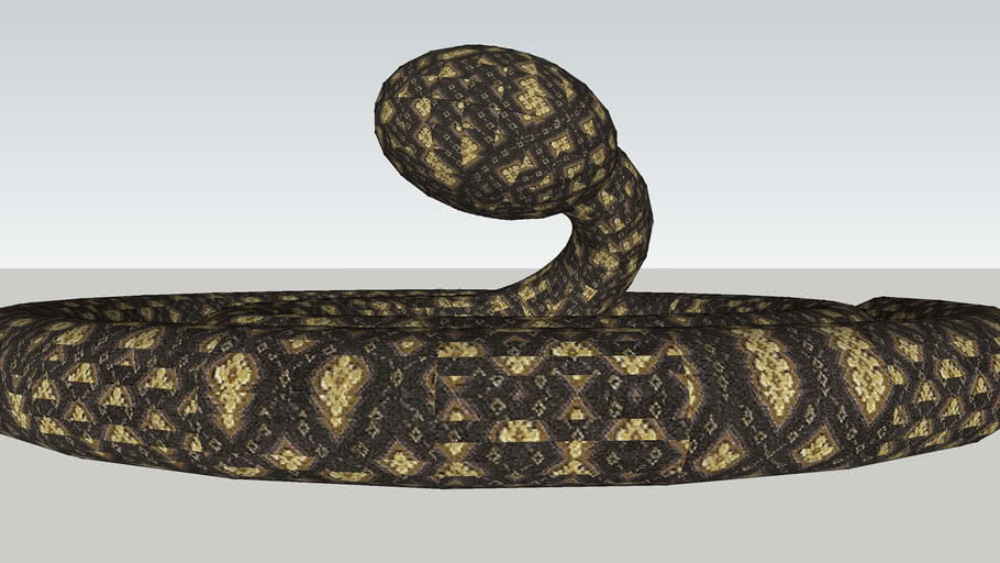 Coiled snake (representative) | 3D Warehouse