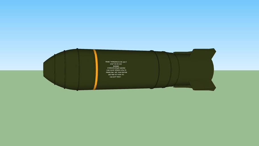 Mk 17/24 Nuclear bomb | 3D Warehouse