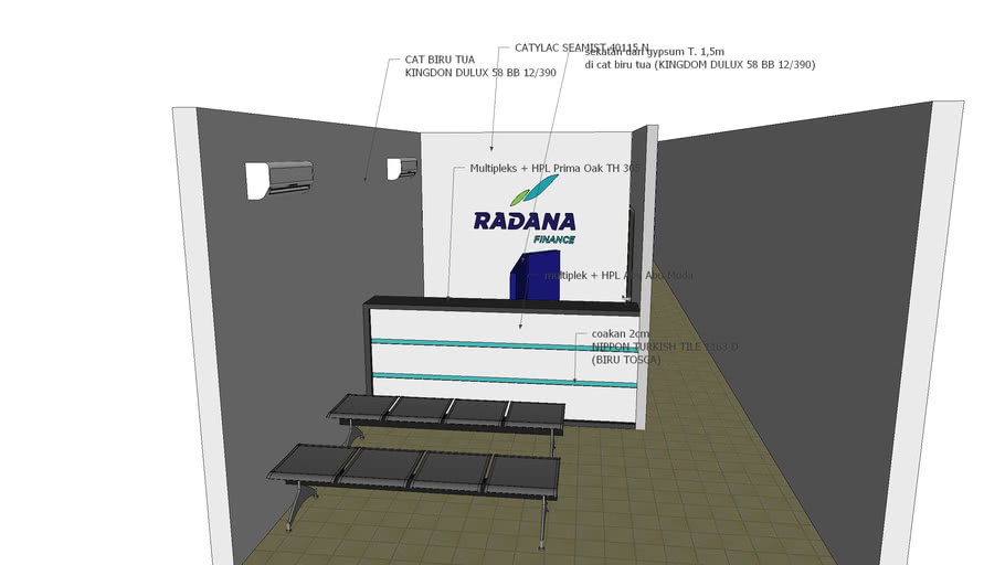 counter table room | 3D Warehouse