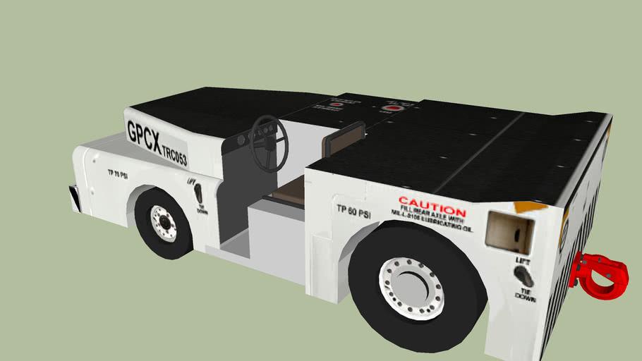 US Navy Carrier Deck Tractor | 3D Warehouse