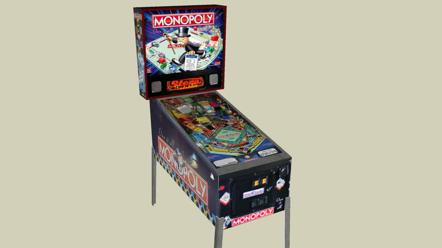 Monopoly pinball machine | 3D Warehouse