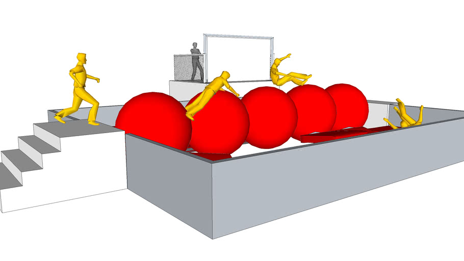 bouncing ball obstacle game | 3D Warehouse