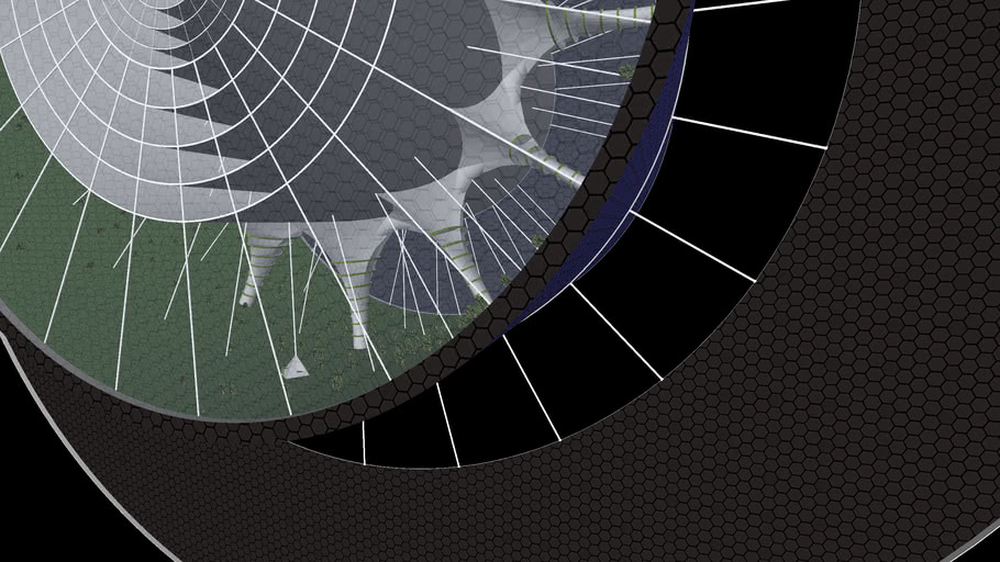 Kalpana One space colony | 3D Warehouse