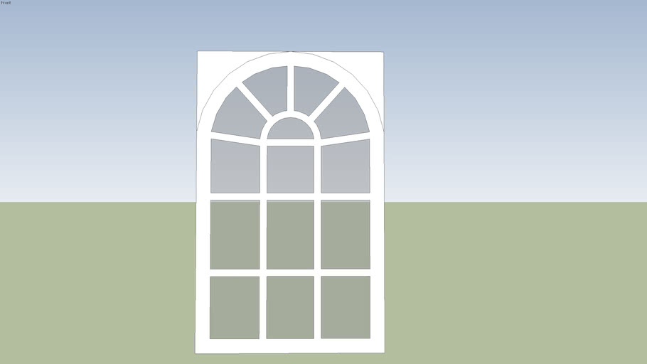 Round Top Window | 3D Warehouse