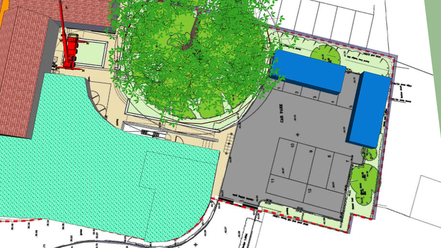 site layout | 3D Warehouse