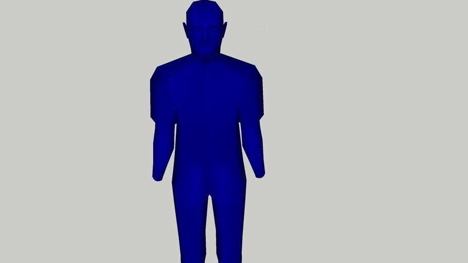 Basic man template | 3D Warehouse