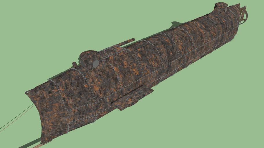 CSS HL Hunley | 3D Warehouse
