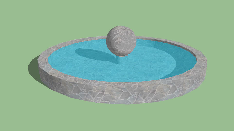 Stone Fountain | 3D Warehouse