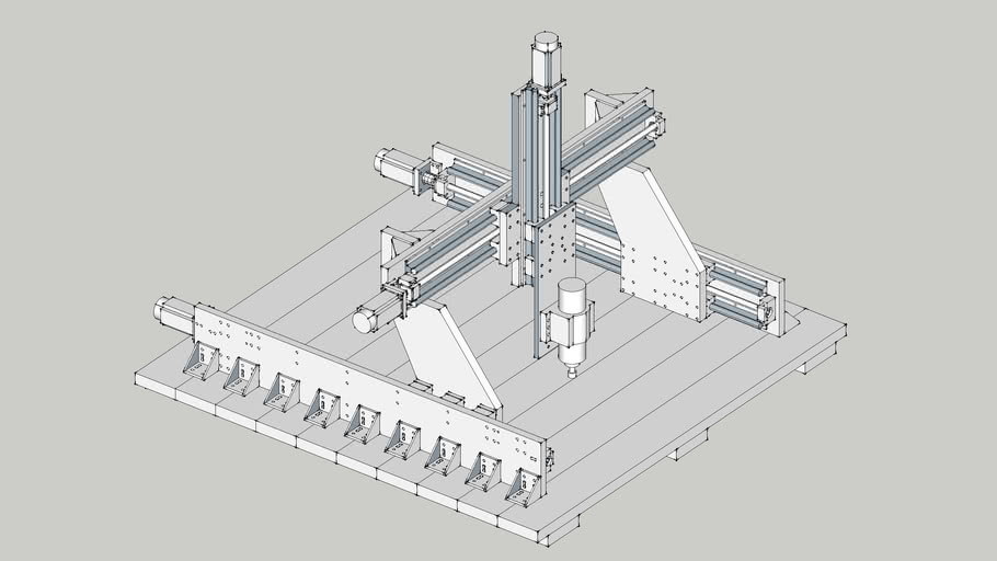 Dreamer5 3 axis CNC machine | 3D Warehouse