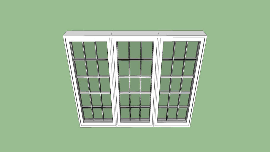 Triple Window | 3D Warehouse