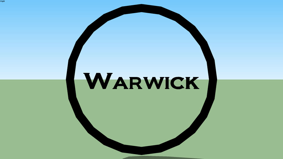 2011 Warwick Logo | 3D Warehouse