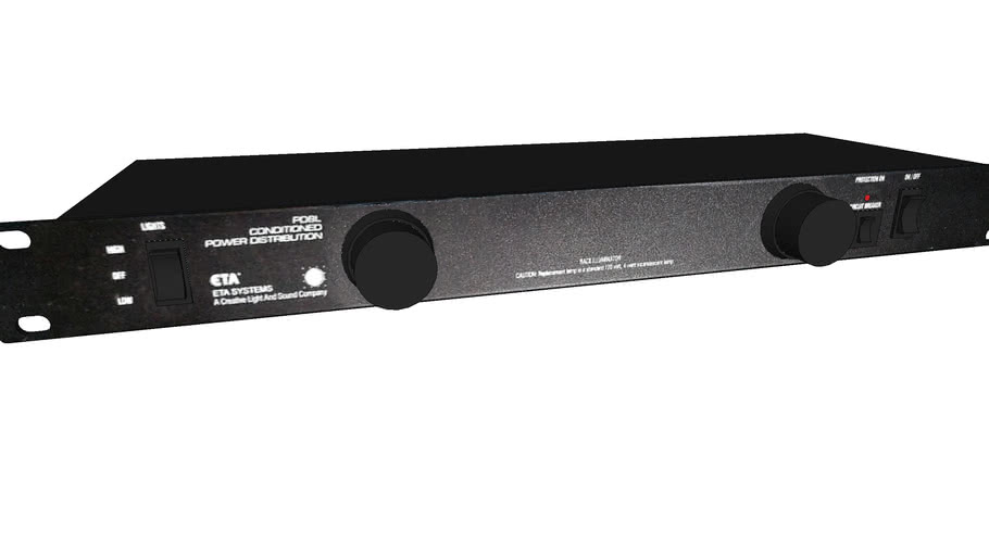 ETA Systems PD8L Power Distribution Unit | 3D Warehouse