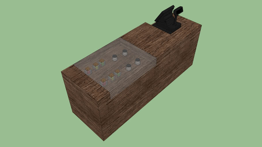 display counter 5 | 3D Warehouse