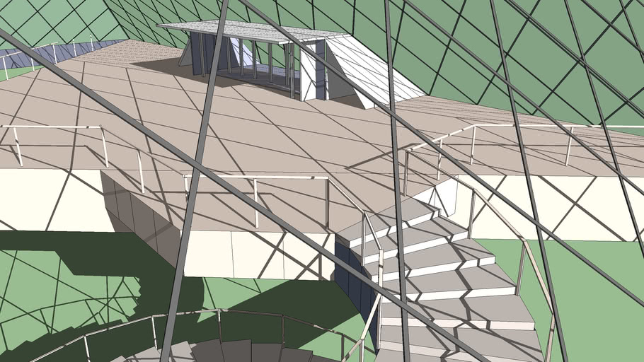 Louvre (The)-Entrance | 3D Warehouse