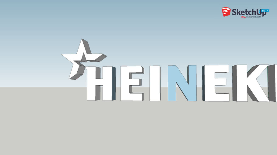 Heineken logo 2 | 3D Warehouse