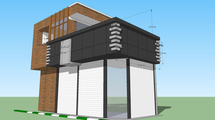 aluminium composite signage | 3D Warehouse