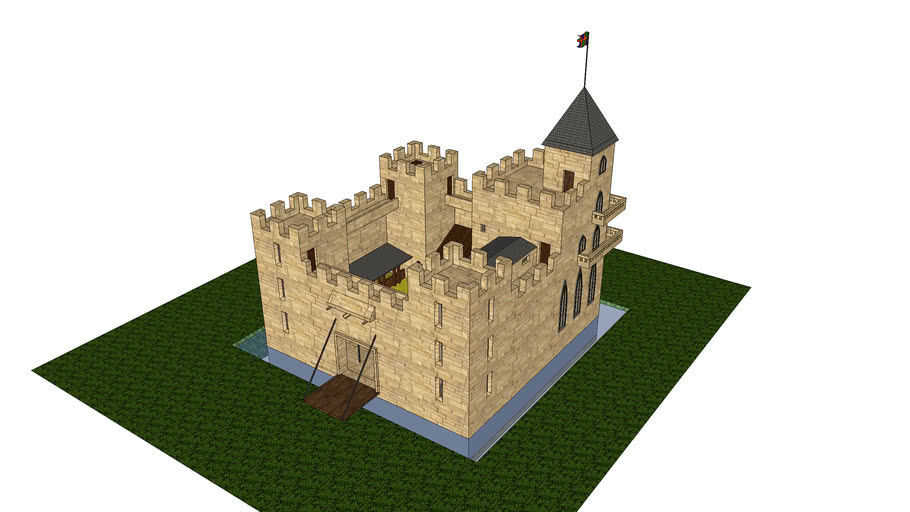 castillo medieval, medieval castle | 3D Warehouse