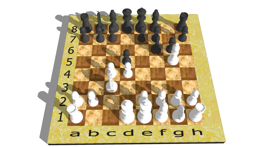 Chess - Semi-closed game opening | 3D Warehouse