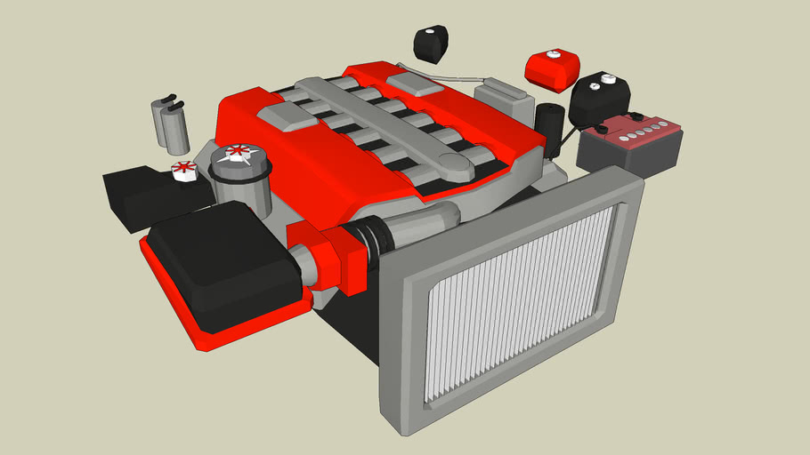 motor de auto | 3D Warehouse