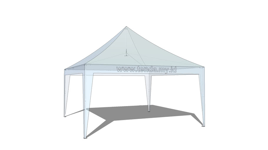 Tenda kerucut putih | 3D Warehouse