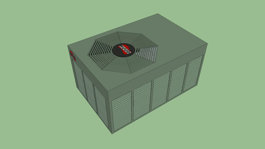 RUUD Achiever 10 Central Air Conditioner (Condenser) | 3D Warehouse