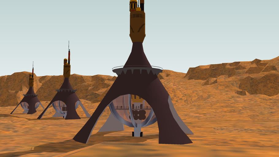 Buildings on Mars | 3D Warehouse