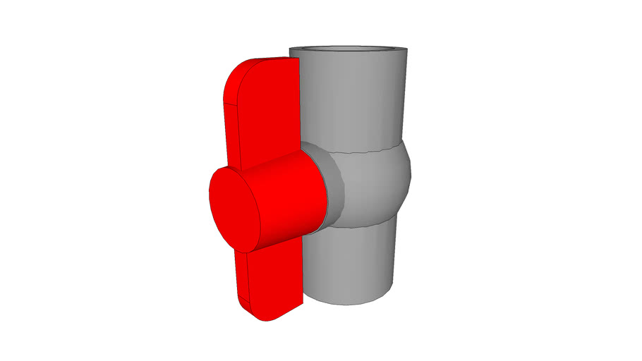 PVC Ball Valve 20mm | 3D Warehouse