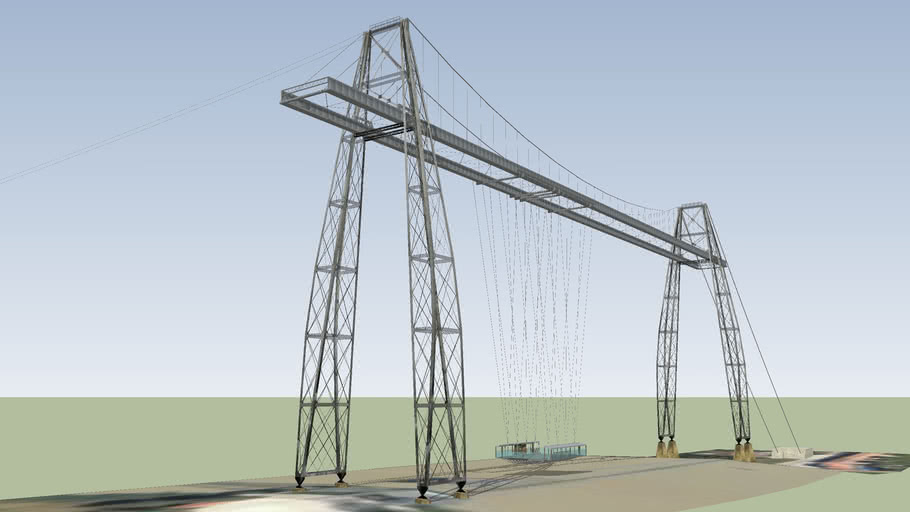 Rochefort-Martrou Transporter Bridge | 3D Warehouse