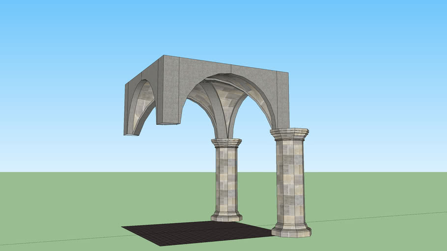 Romanesque vault section | 3D Warehouse