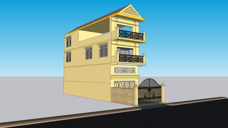 Cambodian flat house | 3D Warehouse
