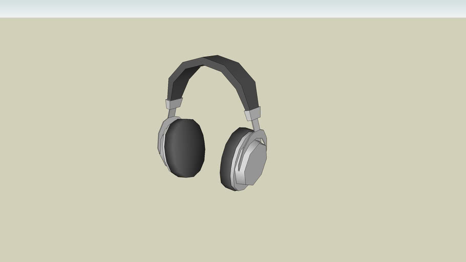 A pair of headphones | 3D Warehouse