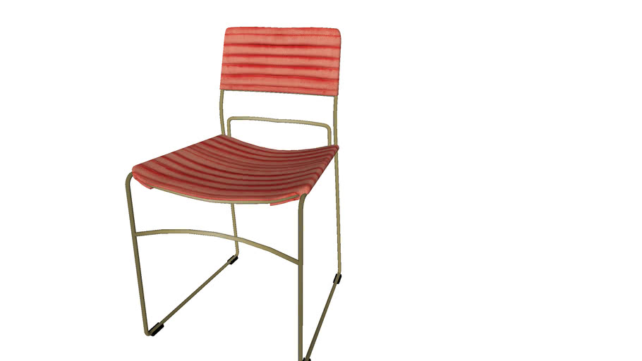 84181 Chair Hugo Mauve Gold | 3D Warehouse