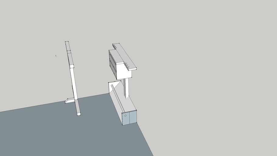 fishing rod rack | 3D Warehouse