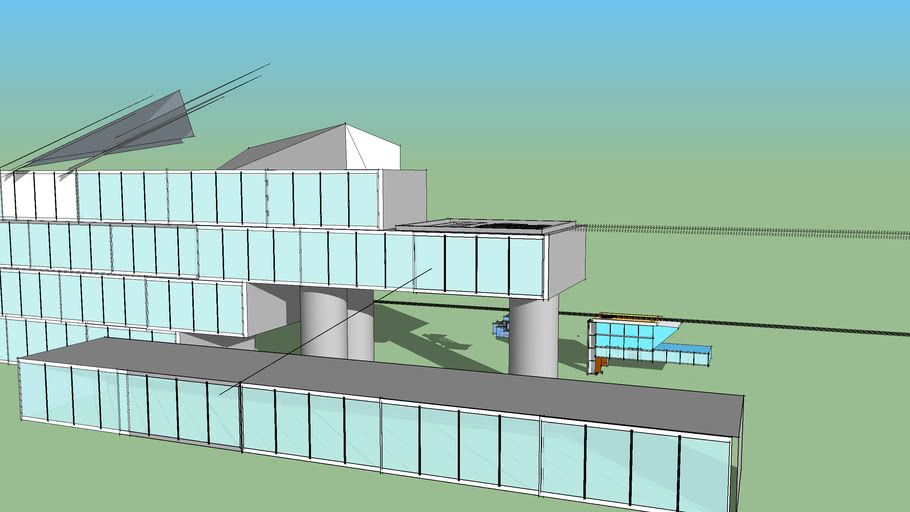 Modern Office Building | 3D Warehouse