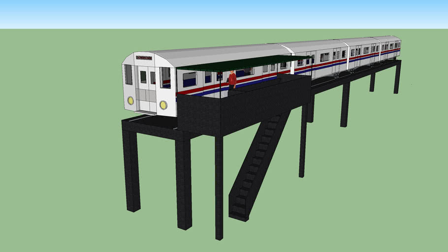 L - Train Platform Station | 3D Warehouse