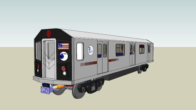 MTA NYCT Subway R152 Half Way To Final Refit | 3D Warehouse