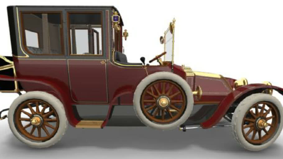 1912 Renault coupe deville(Titanic car) 'RENDER' | 3D Warehouse