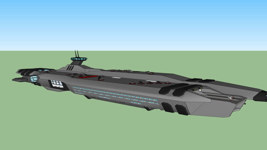 Home World Hiigaran Carrier | 3D Warehouse