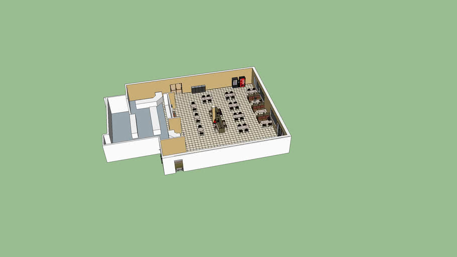 Corporate Cafeteria | 3D Warehouse